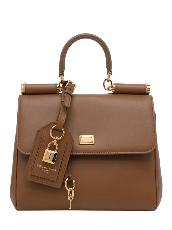 Dolce & Gabbana Small My Sicily Handbag - Brown