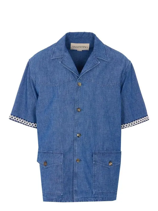 Valentino Garavani Denim Shirt - Blue