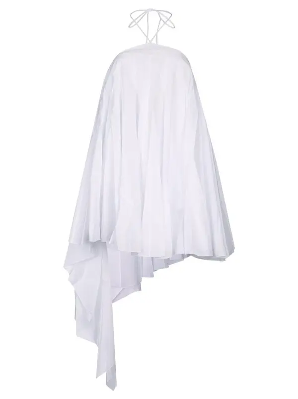 Jacquemus La Robe Triangle Courte Asymmetrical Drape Dress - Multicolor