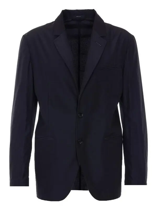 TOM FORD Parachute Poplin Jacket With Notch Lapels - Black