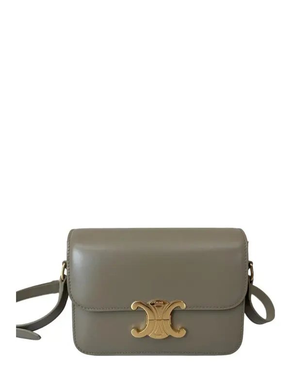 Celine Triomphe Leather Crossbody Bag - Multicolor