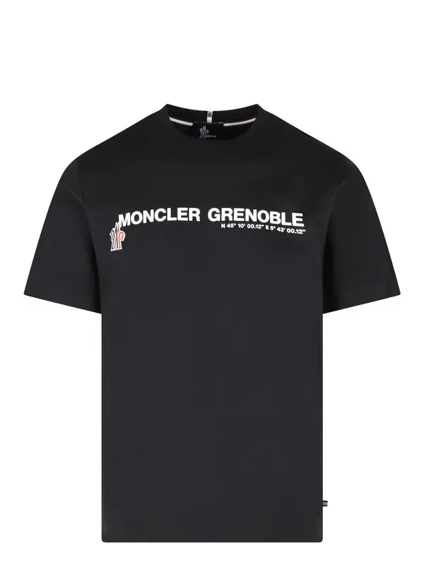 Moncler Stretch Cotton T-shirt - Black