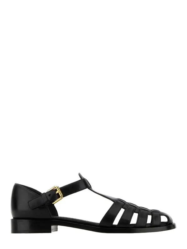 Church's Leather Kelsey Ballerinas - Black