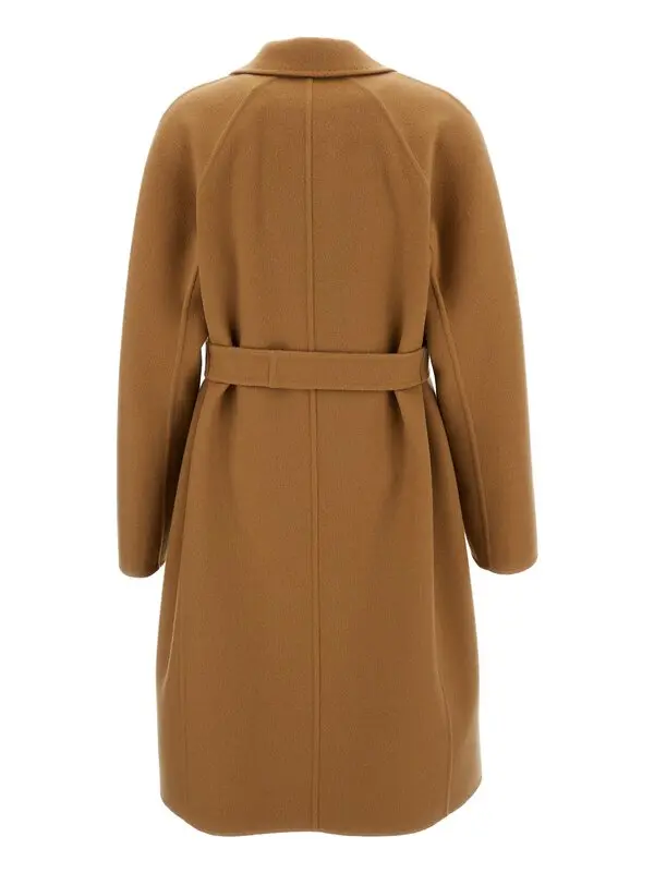 Max Mara Wool Cashmere Wrap Coat - Multicolor