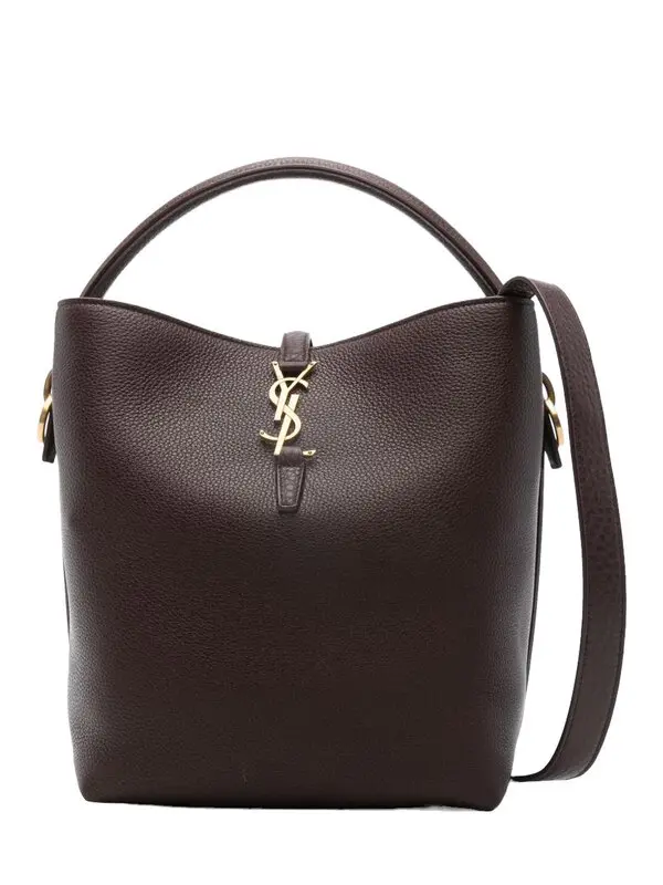 Saint Laurent Le 37 Medium Leather Bucket Bag - Multicolor