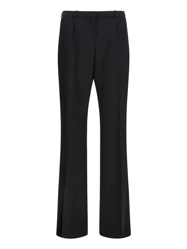 Balenciaga Slim-fit Tailored Stretch Wool Twill Pants - Black