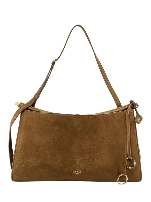 Alaïa Le Click Pocket 35 Nabuck Shoulder Bag - Multicolor