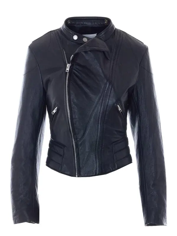 MAISON MARGIELA Leather Jacket - Black