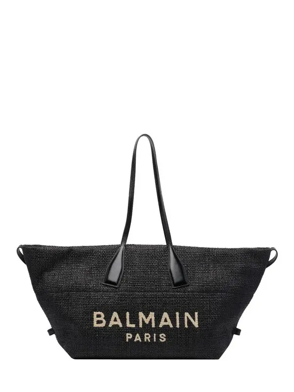 Balmain Track Shopping Bag - Black