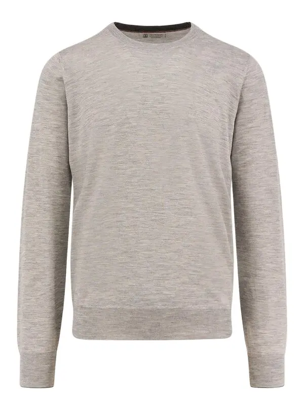 Brunello Cucinelli Cashmere And Silk Crew Neck Sweater - Multicolor