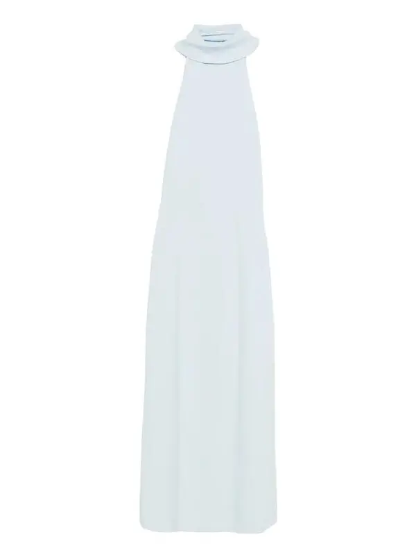 Cult Gaia Halter Neck High Neck Sleeveless Dress - Blue
