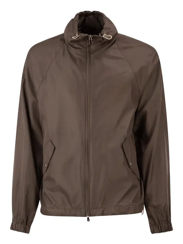 Brunello Cucinelli Unlined Membrane Silk Jacket - Multicolor