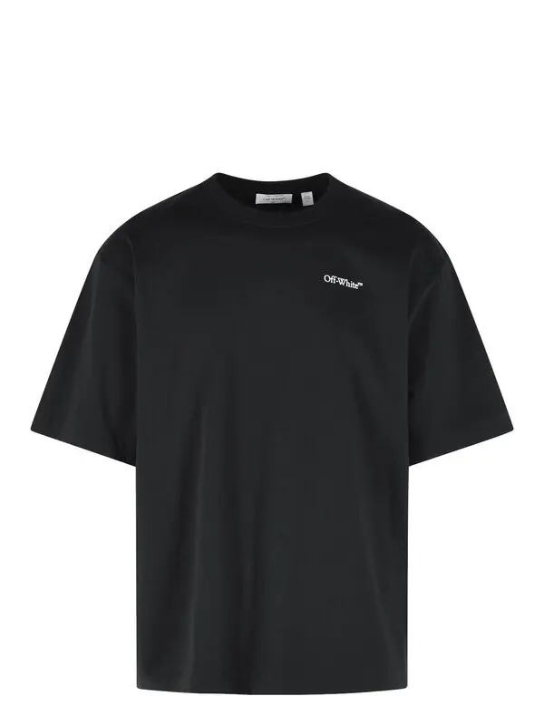 Off-White Half Arrow' Cotton T-shirt - Black