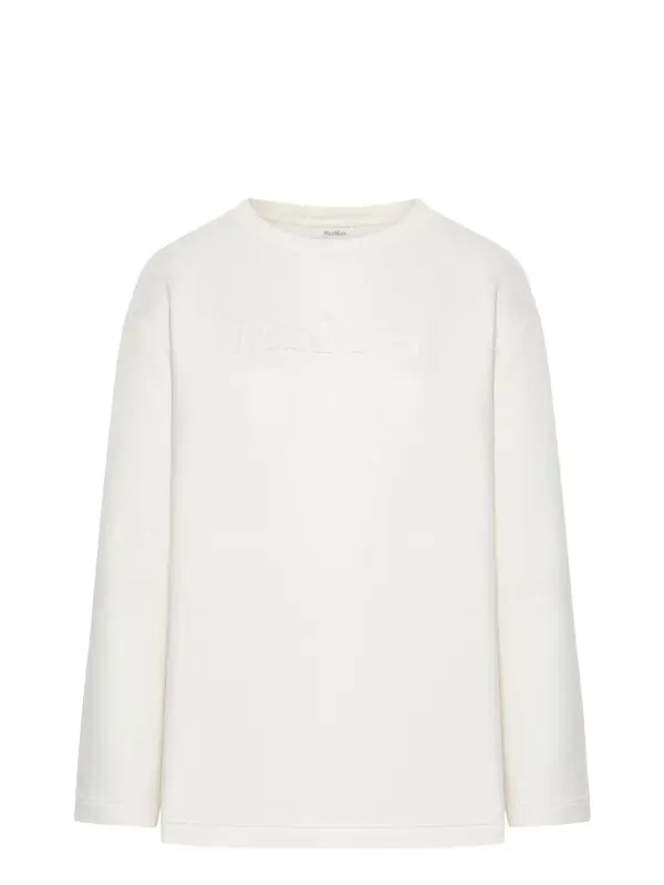 Max Mara Crewneck Cotton Sweatshirt - Multicolor
