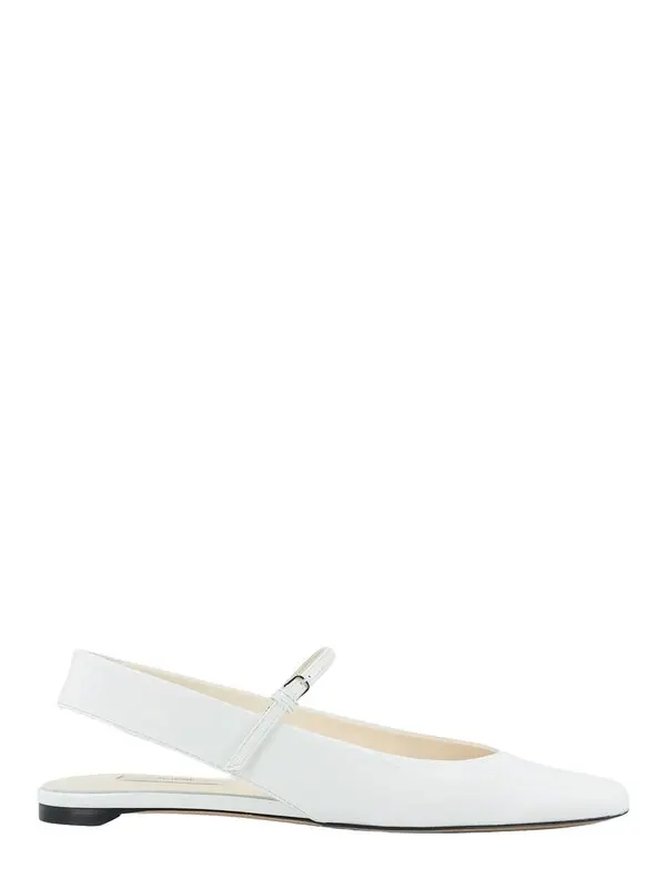 TOTEME Leather Ballet Flats With Buckle Strap - Multicolor