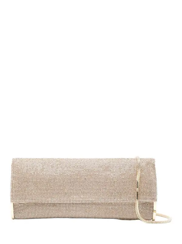 Benedetta Bruzziches Rhinestone Embellished Clutch Bag - Cream