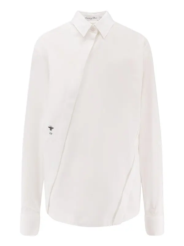 Dior Shirt With Oblique Closure - Multicolor