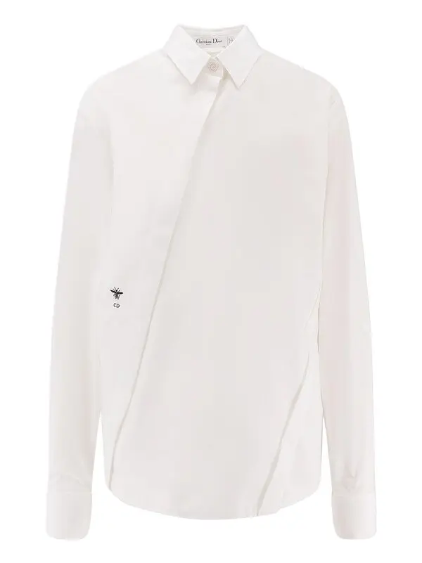 Dior Shirt With Oblique Closure - Multicolor