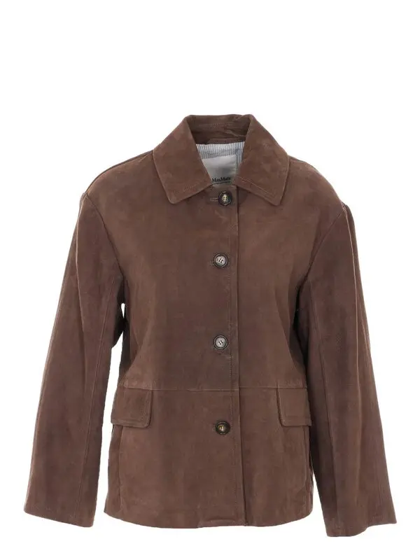 Max Mara Suede Jacket - Brown