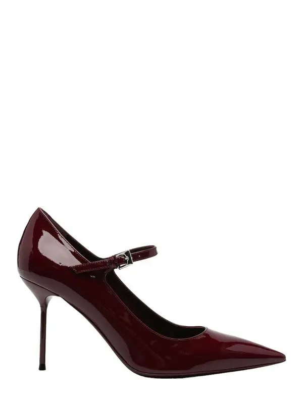 Paris Texas Buckled Stiletto Heel Pumps - Red