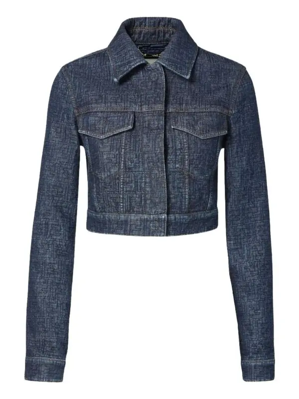 Fendi Denim Cotton Jacket - Multicolor