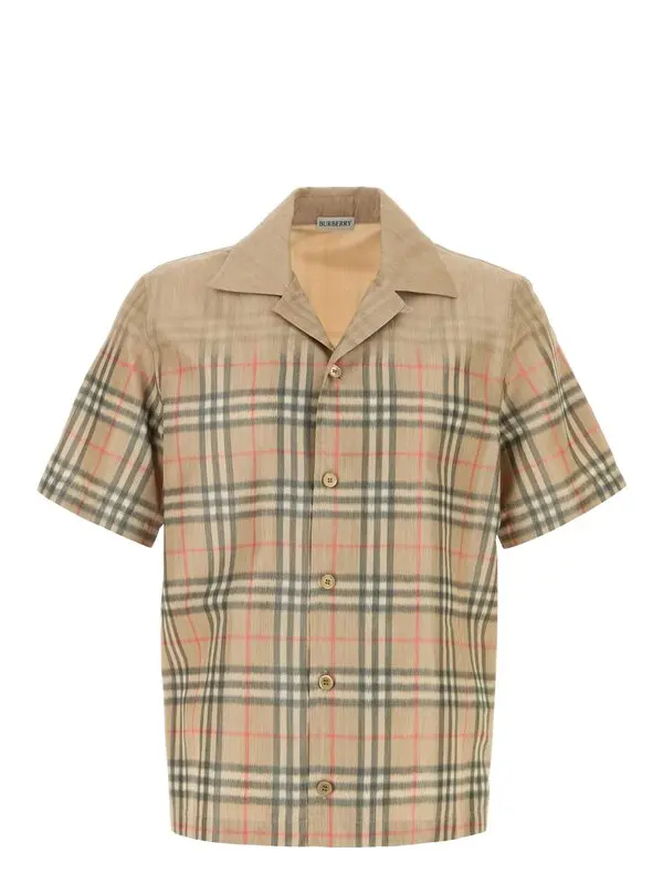 Burberry Printed Viscose Blend Shirt - Multicolor