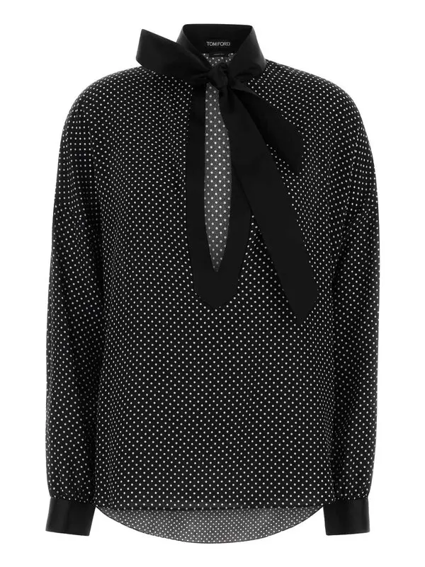 TOM FORD Printed Silk Blouse - Multicolor