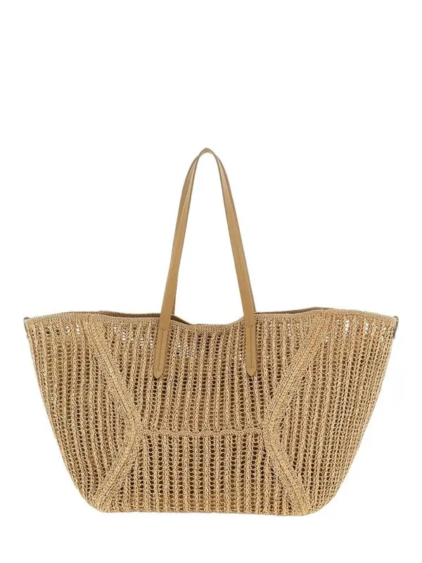 Brunello Cucinelli Raffia Tote Bag - Multicolor