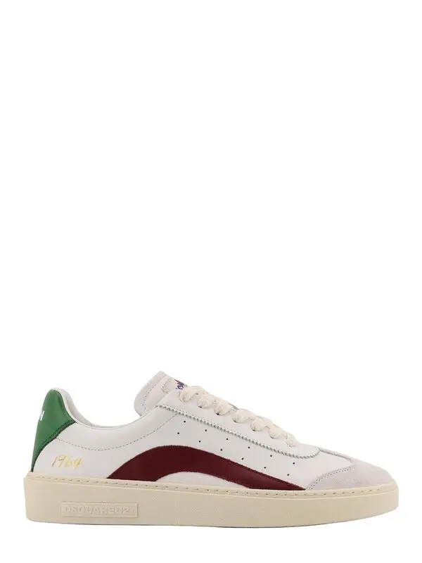 Dsquared2 Rider Leather Low-top Sneakers - Multicolor