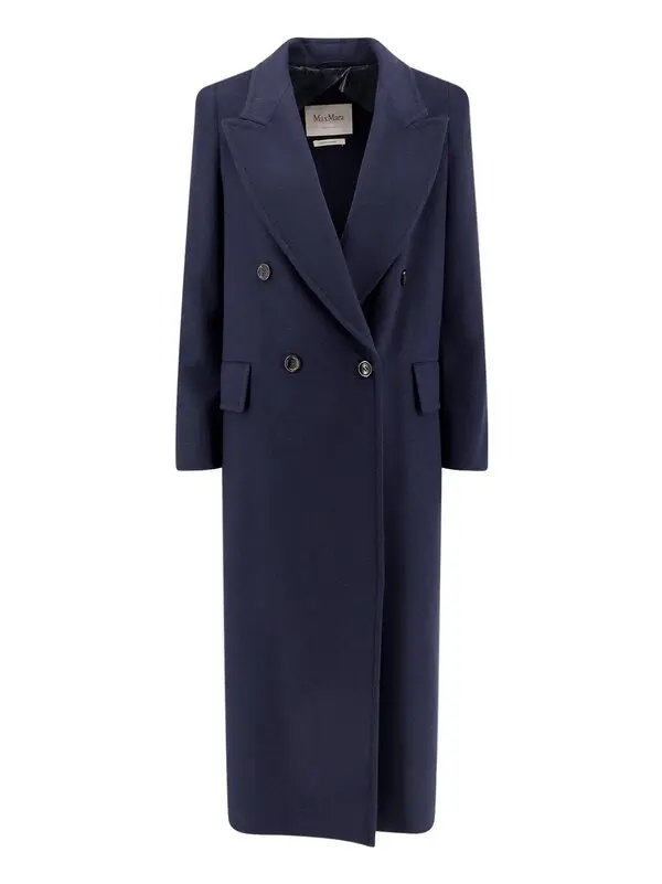 Max Mara Albania Virgin Wool And Cashmere Double-breasted Coat - Multicolor