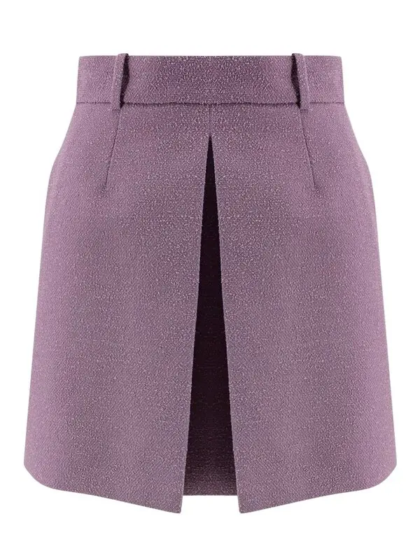 Dior Virgin Wool Blend Skirt - Multicolor
