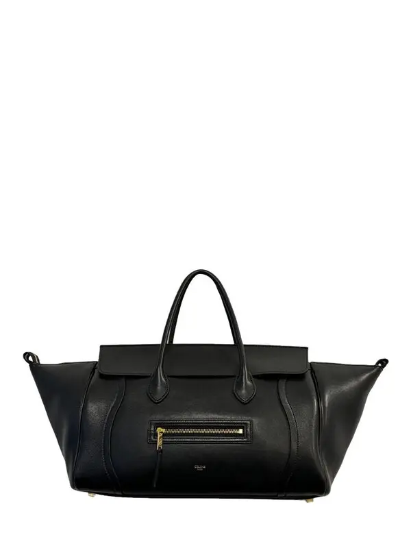 Celine Luggage Medium Leather Tote Bag - Multicolor