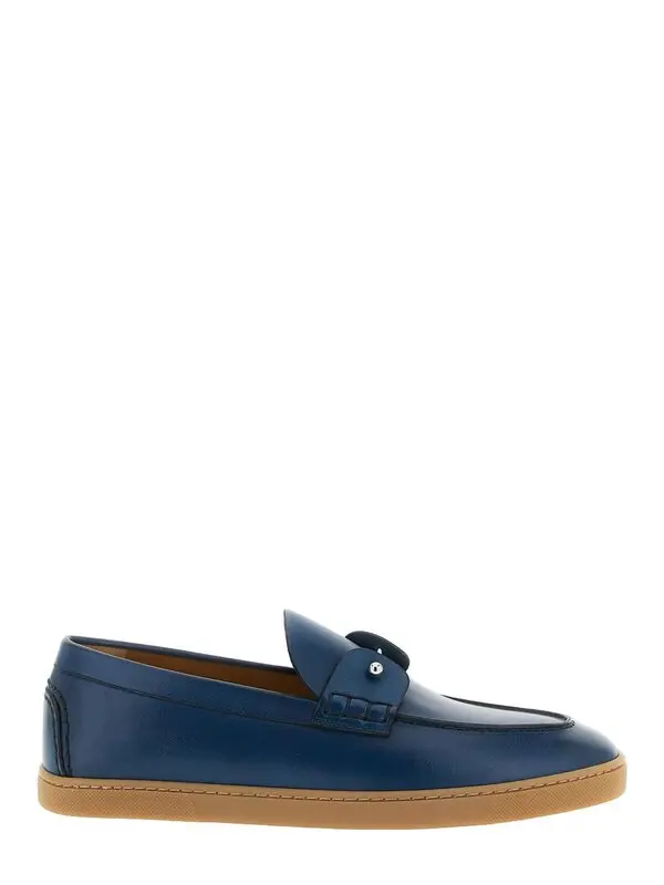 CHRISTIAN LOUBOUTIN Leather Loafers - Blue
