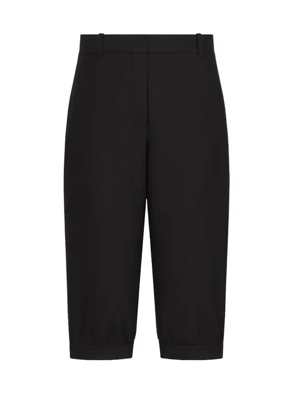 Dior Virgin Wool And Silk Grain De Poudre Bermuda Shorts - Multicolor