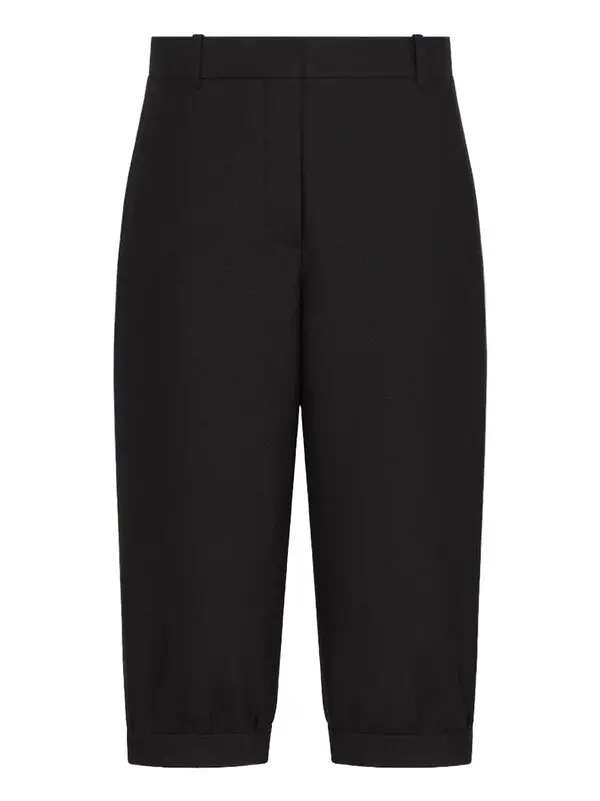 Dior Virgin Wool And Silk Grain De Poudre Bermuda Shorts - Multicolor