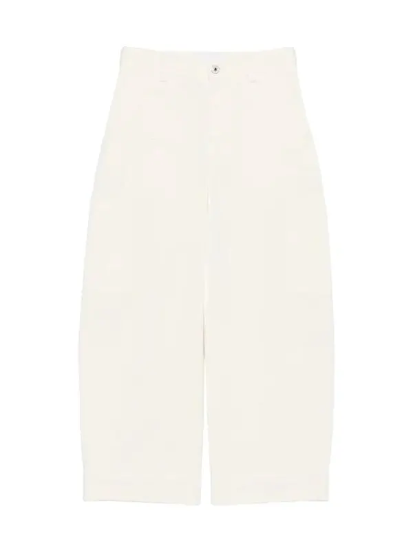Givenchy Cotton And Wool Cocoon Cropped Cargo Pants - Multicolor