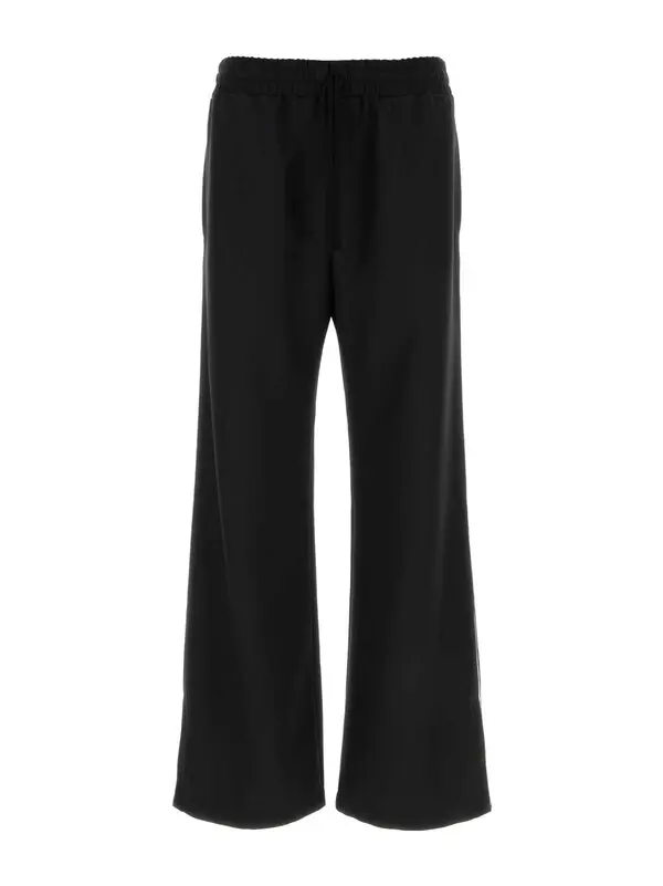 Valentino Garavani Polyester Wide-leg Pants - Black