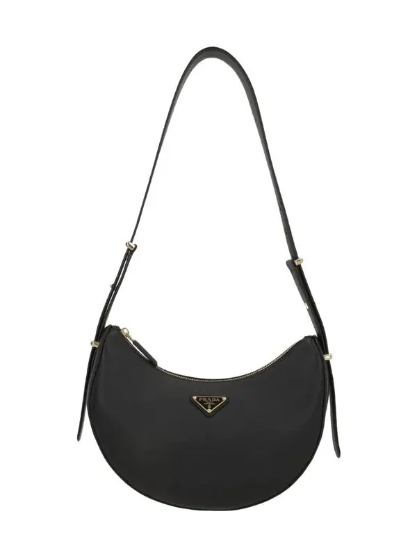 Prada Calf Leather Shoulder Bag - Black