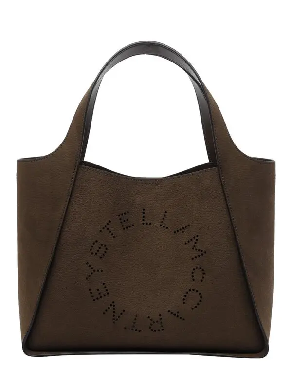 Stella McCartney Suede Stella Logo Tote Bag - Multicolor