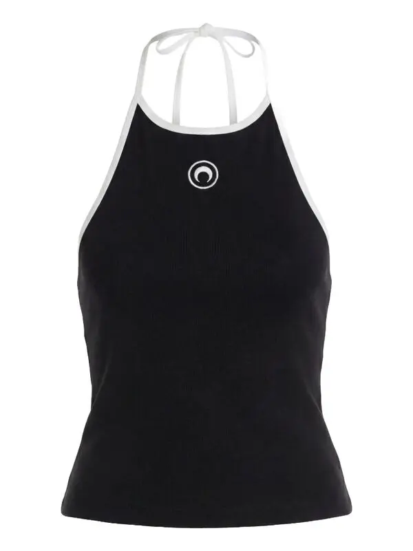 MARINE SERRE Moon Cotton Tank Top - Multicolor