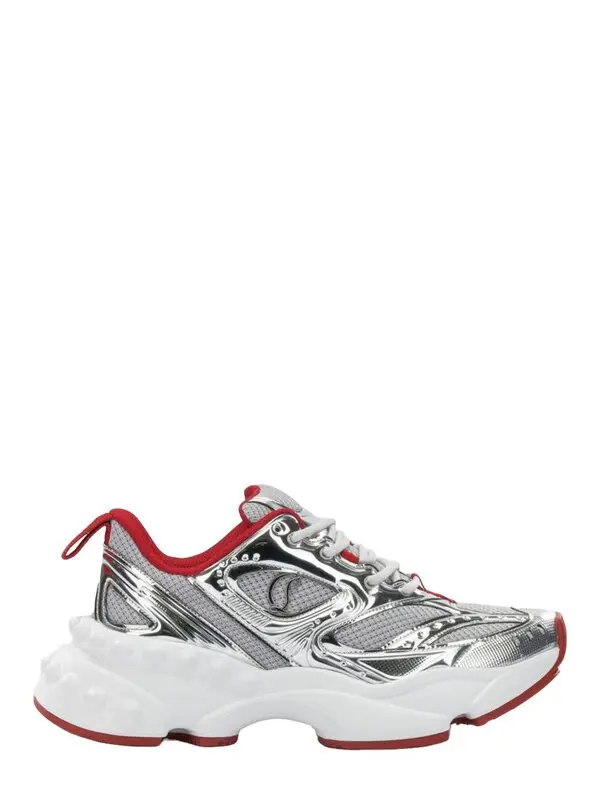 CHRISTIAN LOUBOUTIN Sneakers - Silver