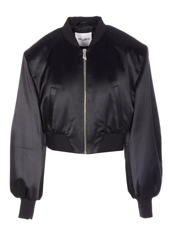 Attico Bomber Jacket - Black