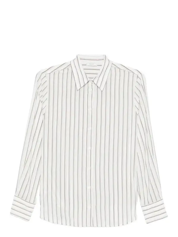 Peserico Striped Cotton Shirt - Multicolor