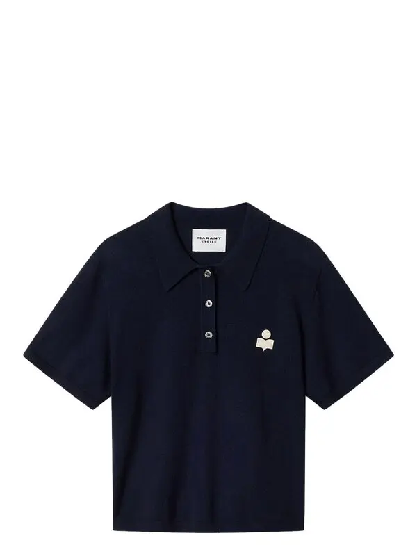 Isabel Marant Étoile Wool And Cotton Polo Shirt - Multicolor