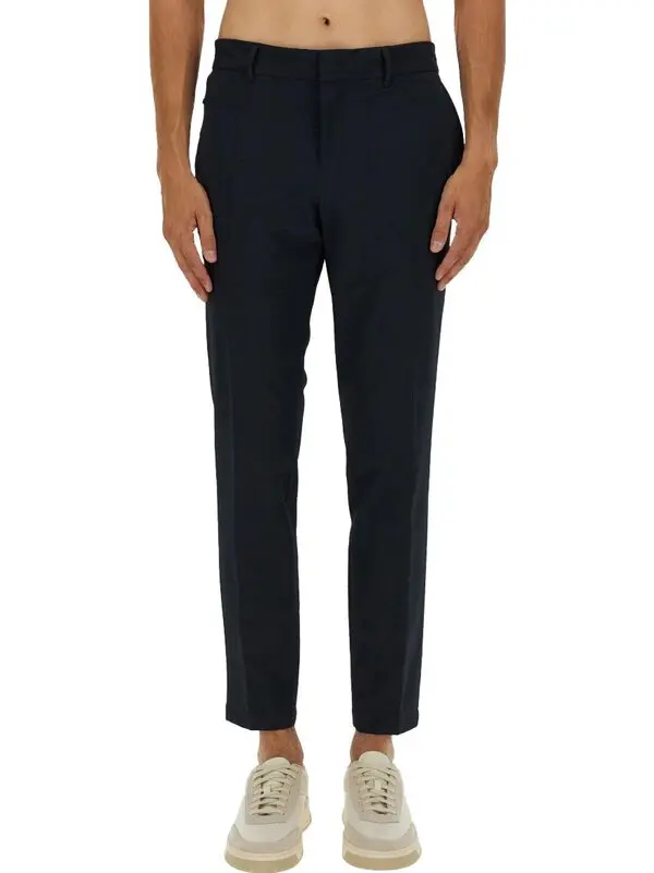 BOSS Slim Fit Stretch Trousers - Blue