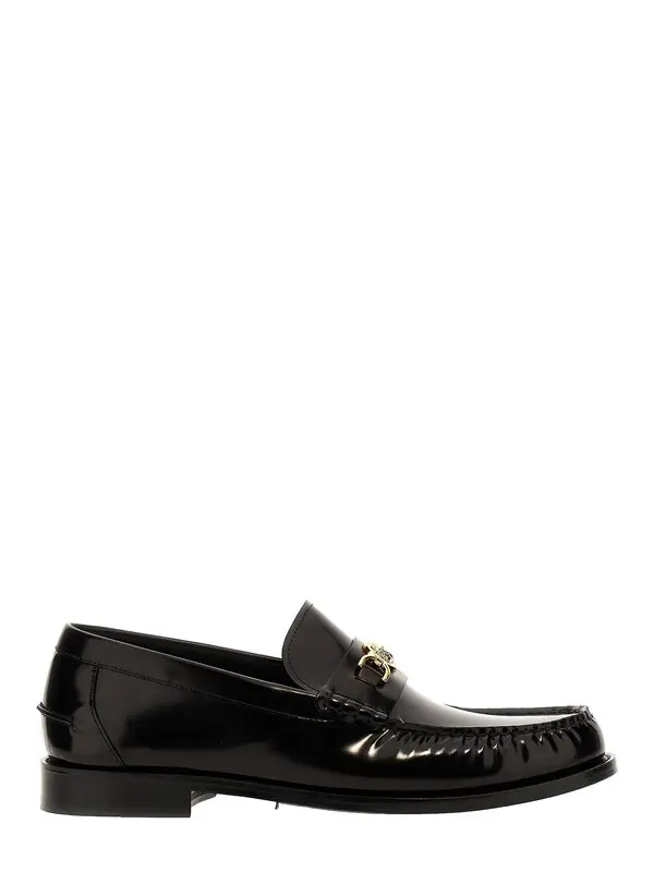 Versace Medusa '95 Leather Loafers - Black