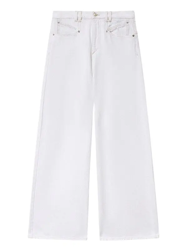 Isabel Marant Étoile Lemony Wide Leg Jeans - Multicolor