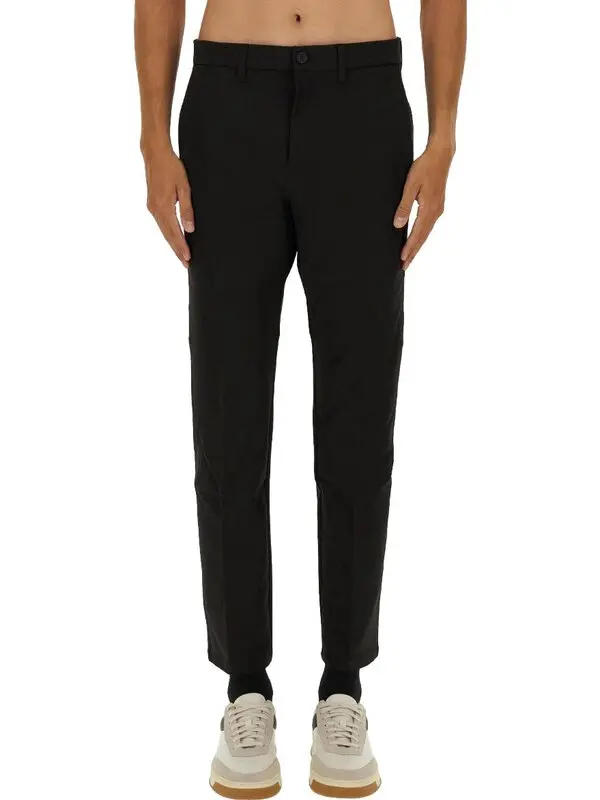 BOSS Water-repellent Regular Fit Pants - Black