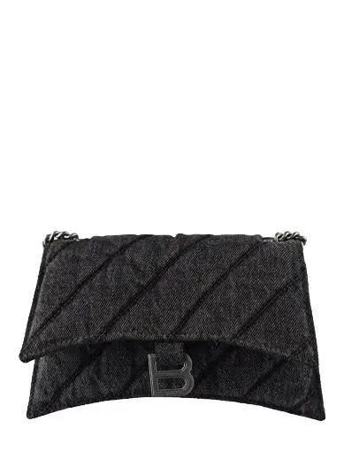 Balenciaga Crush Chain Xs Bag - Black