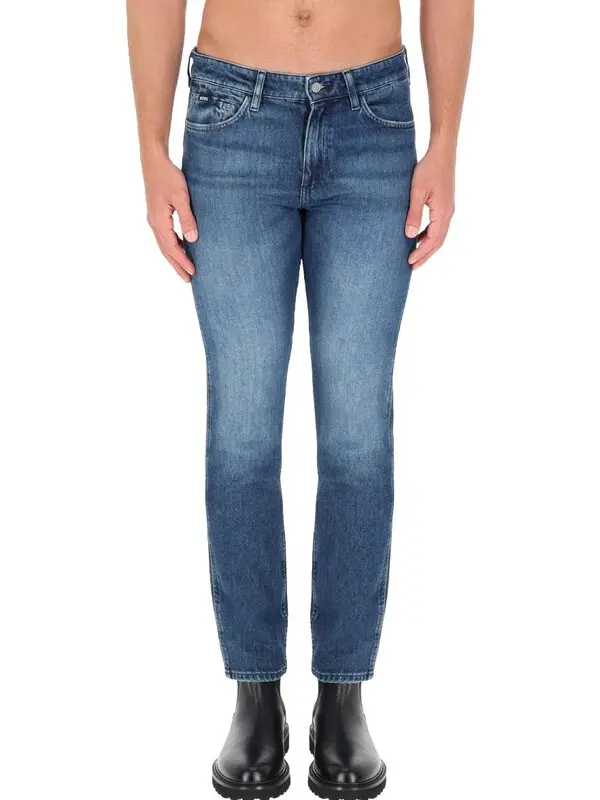 BOSS H-delaware Slim Fit Jeans - Blue